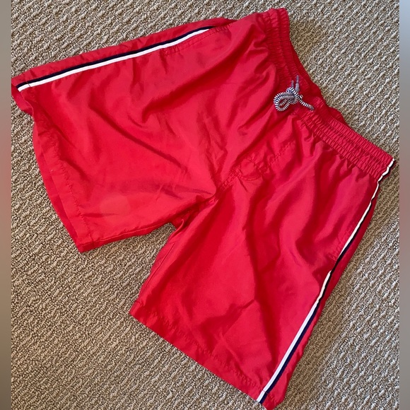 Old Navy | Swim | Mens Swim Trunks Bathing Suit Red W Whitenavy Blue ...